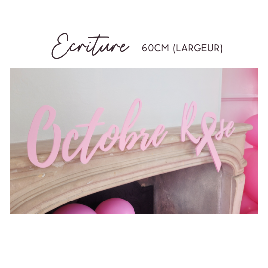 décoration ballons thème Octobre rose lutte cancer du sein