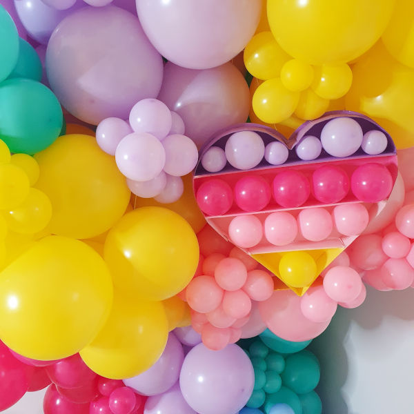 Décoration avec des ballons organiques avec les formations Mybsshowershop