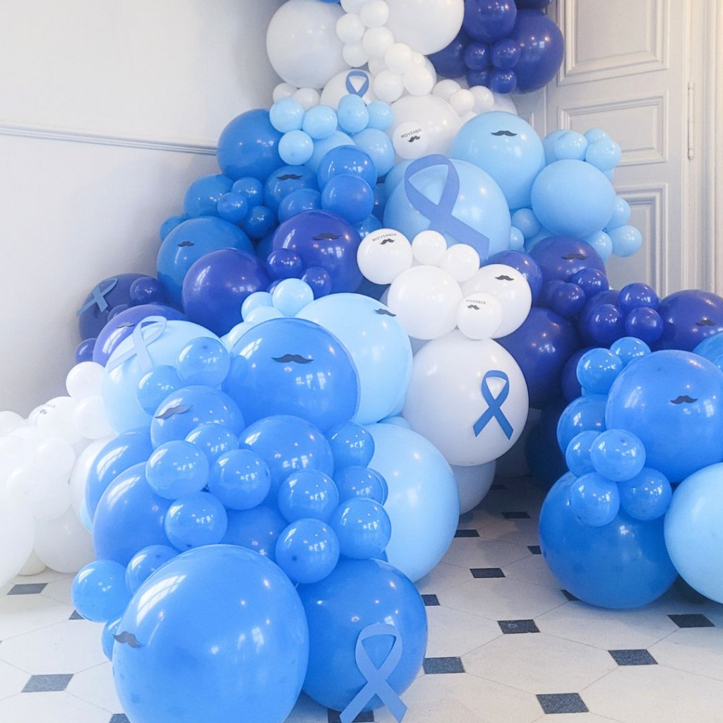 nos idées décorations en ballons movember